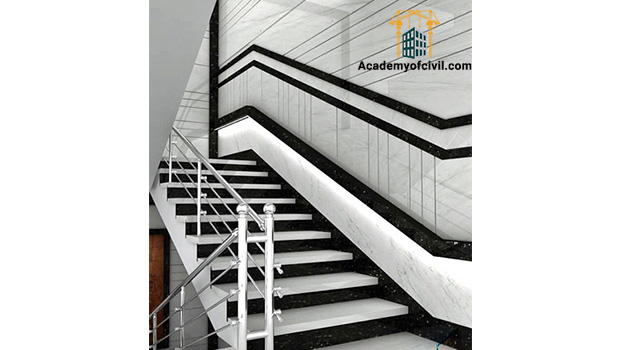 اجرای سنگ پله و سنگ بغل پله از صفر تا صد + فیلم | آکادمی عمران